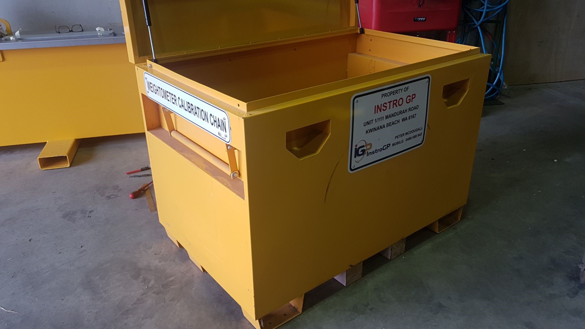 Weightometer Calibration Chain Hire Services - Instro GP Field Services